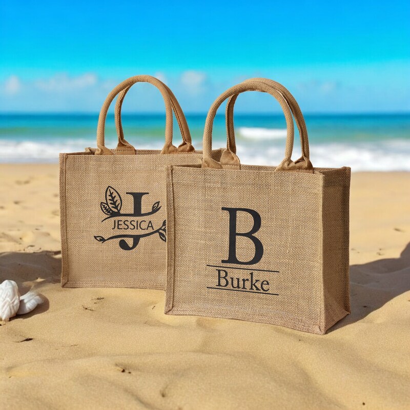 Initial Tote Bag - Etsy