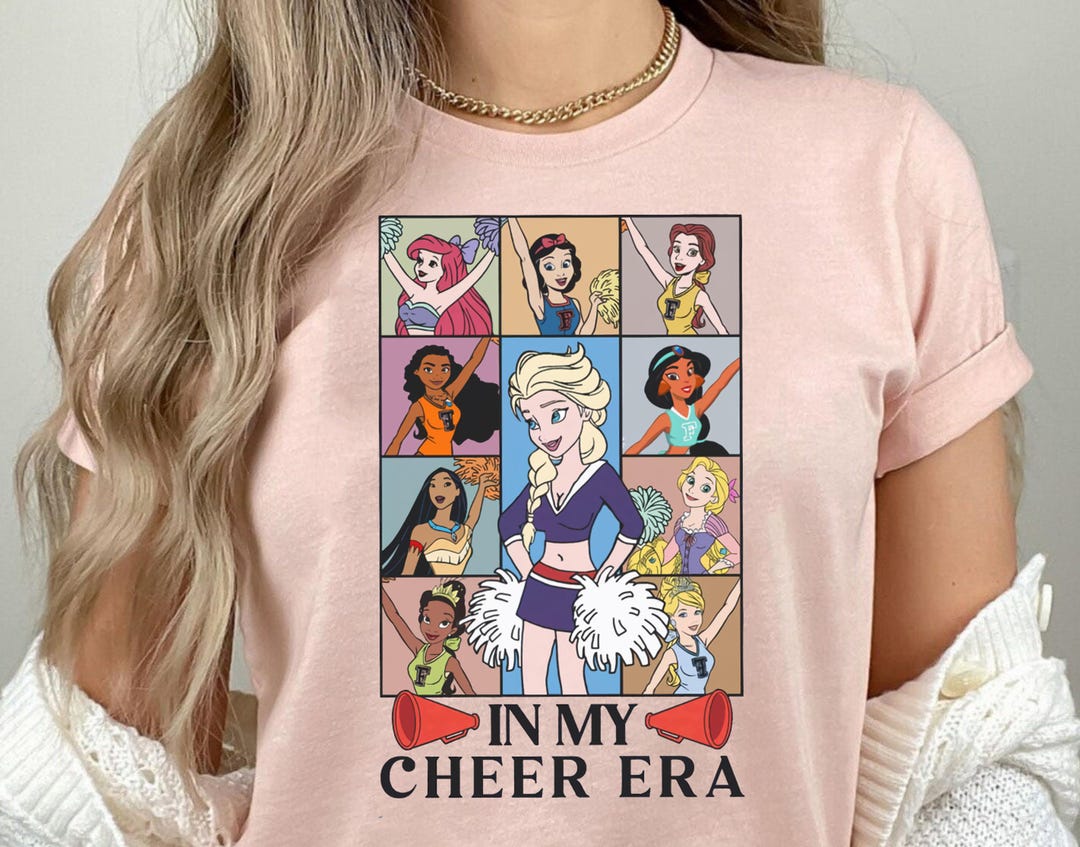 Vintage Disney Princess in My Cheer Era Shirt, Uca All Star Nationals ...
