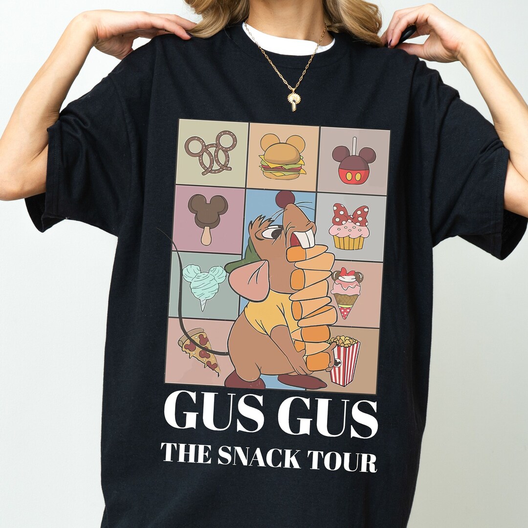 Vintage Gus Gus the Snack Tour Shirt, Cinderella Gus Gus Tshirt, Retro ...