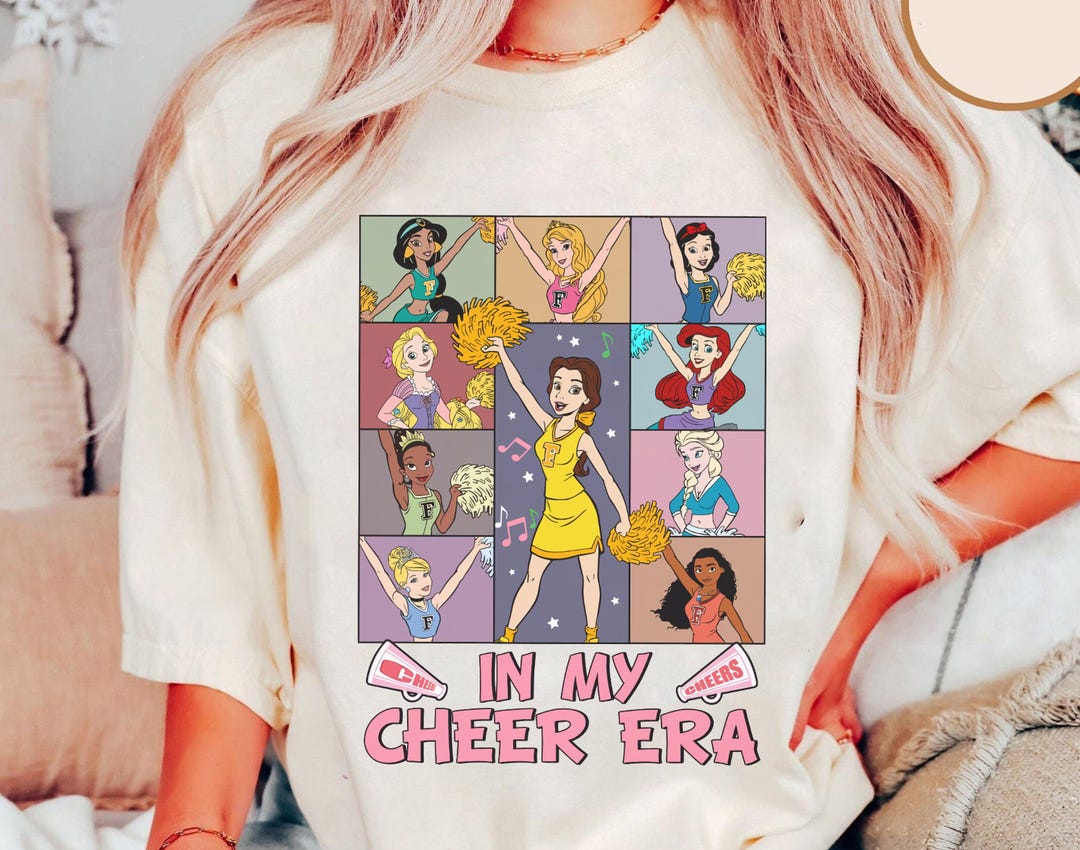 Vintage Disney Princess in My Cheer Era Shirt, Uca All Star Nationals ...