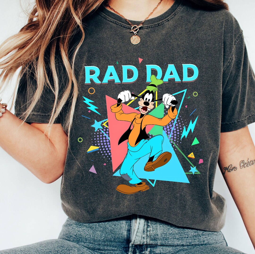 Vintage Disney Goofy Rad Dad Shirt, Father's Day Disney Tshirt, Disney ...