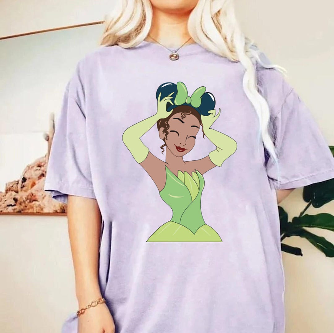 Retro Disney Tiana Princess Shirt, Tiana With Mickey Ears Tshirt ...