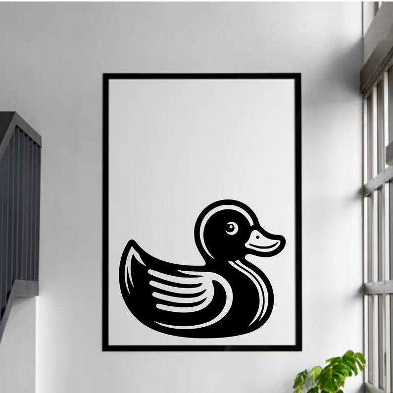 Pato de goma SVG - PDF - PNG - DXF - Pato SVG - Uso comercial - Pájaro ...