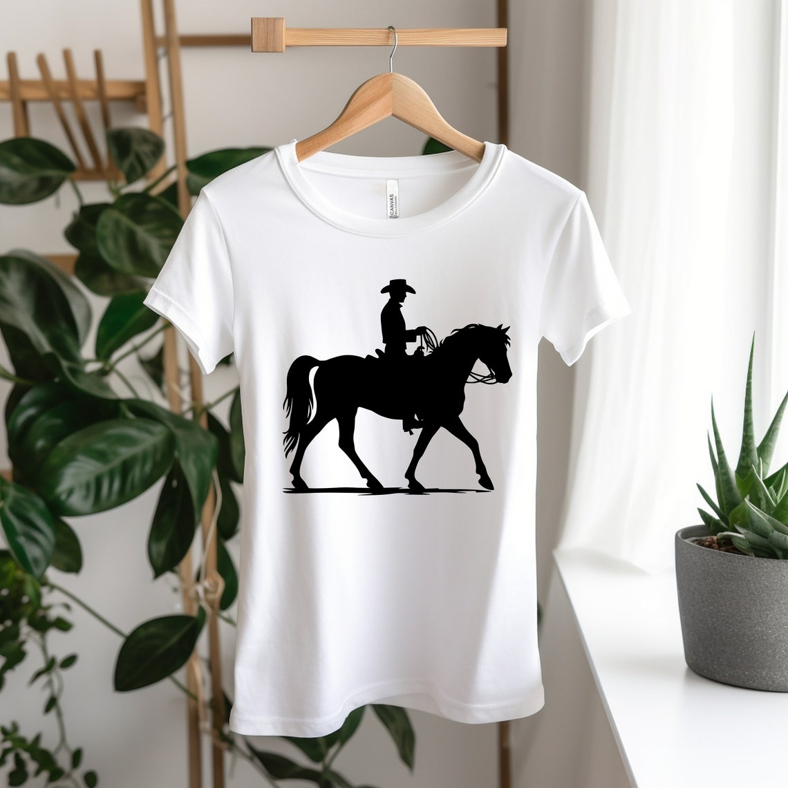 Horse Rider Svg - Pdf - Png - Dxf - Cowboy With Horse - Horse ...