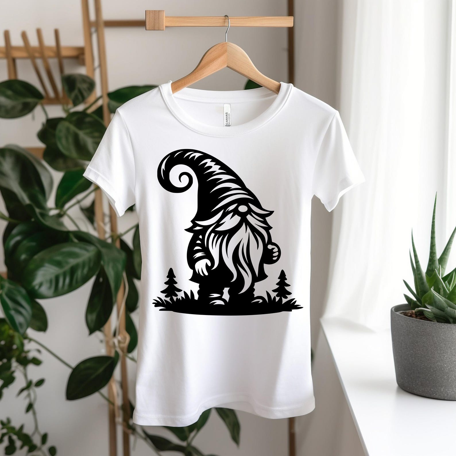 Gnome Svg - Pdf - Png - Dxf - Garden Gnome - Commercial Use - Gardening ...