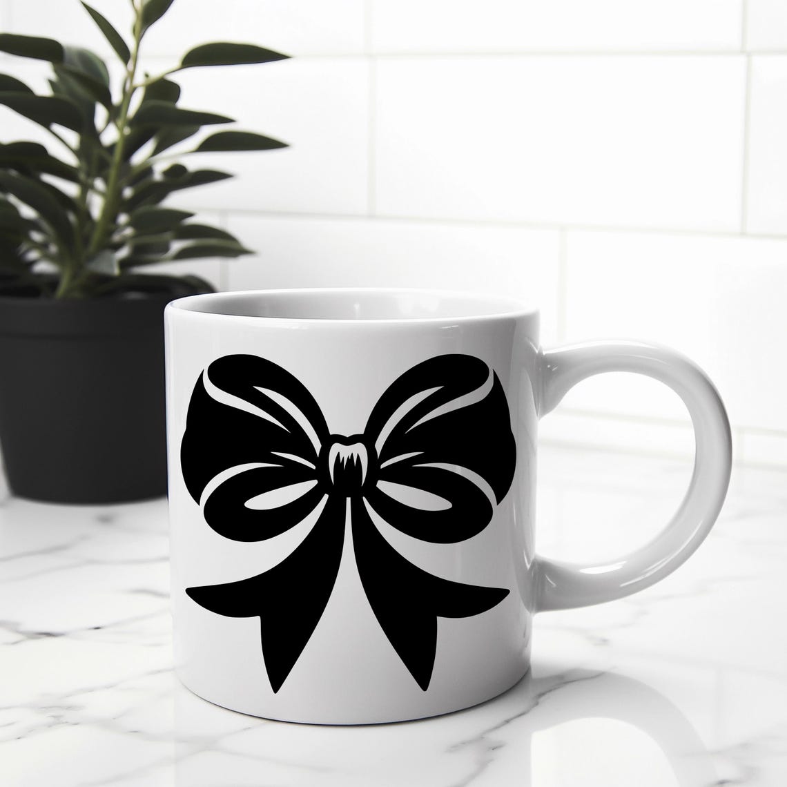 Bow Svg - Pdf - Png - Dxf - Ribbon - Girl Bow - Commercial Use ...