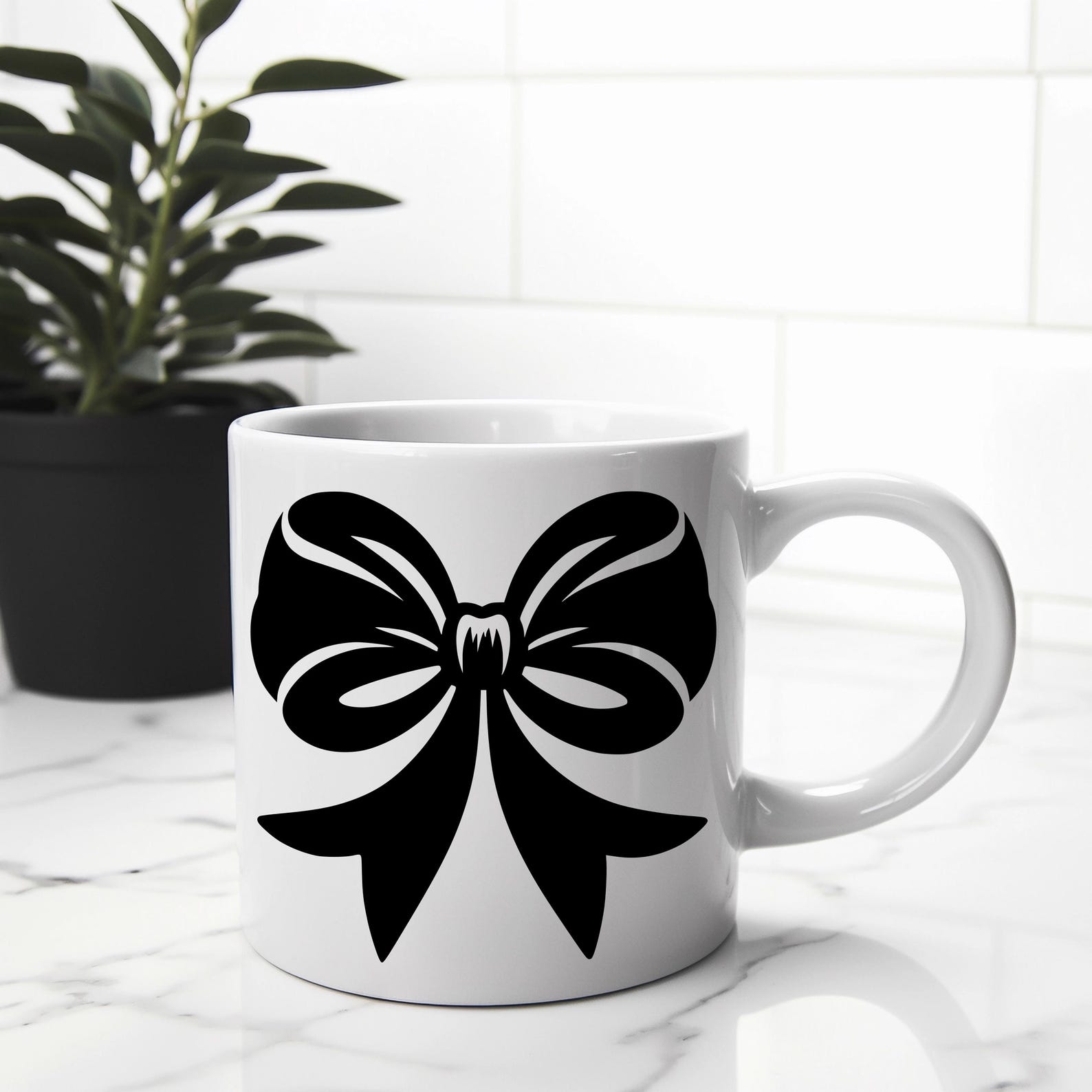 Bow Svg - Pdf - Png - Dxf - Ribbon - Girl Bow - Commercial Use ...