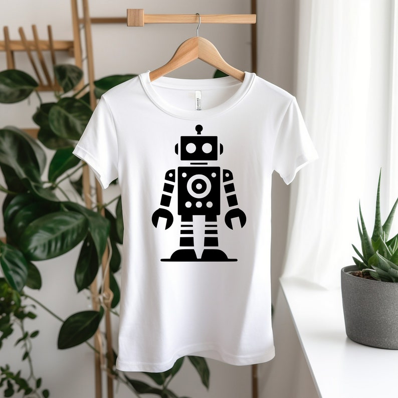 Robot Svg - Pdf - Png - Dxf - Machine Robot - Commercial Use - Robotics ...