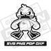 Angry Duck Svg - Pdf - Png - Dxf - Duck - Grumpy Duck - Commercial Use ...