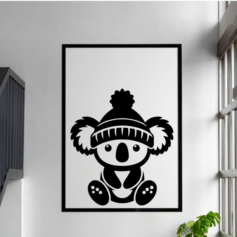 Koala Svg - Pdf - Png - Dxf - Baby Koala - Koala Silhouette ...