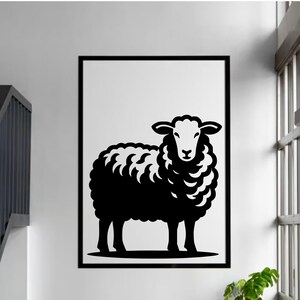 Sheep Svg - Pdf - Png - Dxf - Lamb - Sheep Silhouette - Commercial Use ...