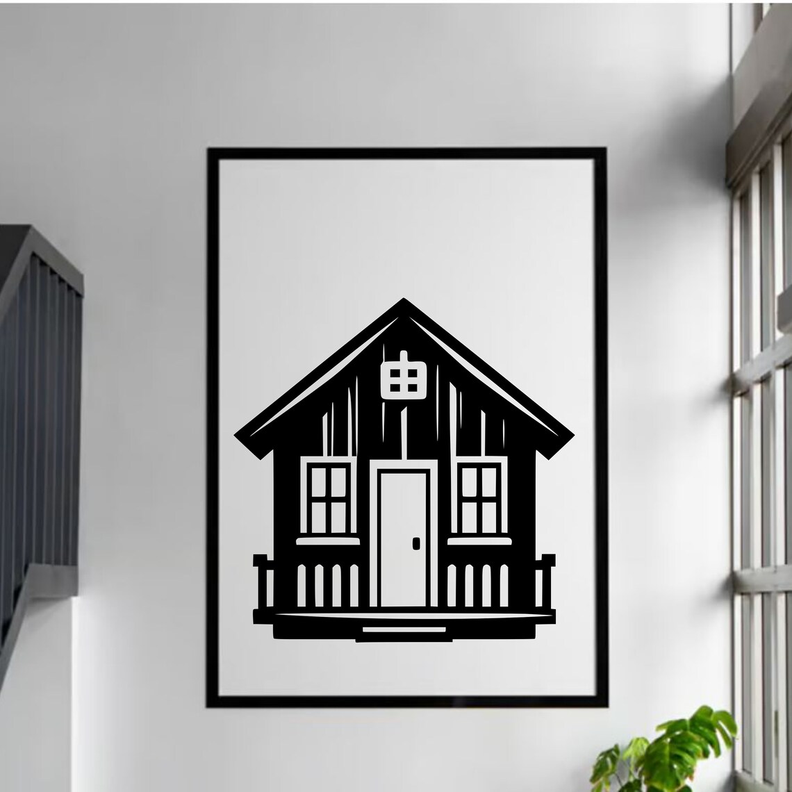 Cabin Svg Pdf Png Dxf Cottage House Commercial Use Shack Silhouette ...