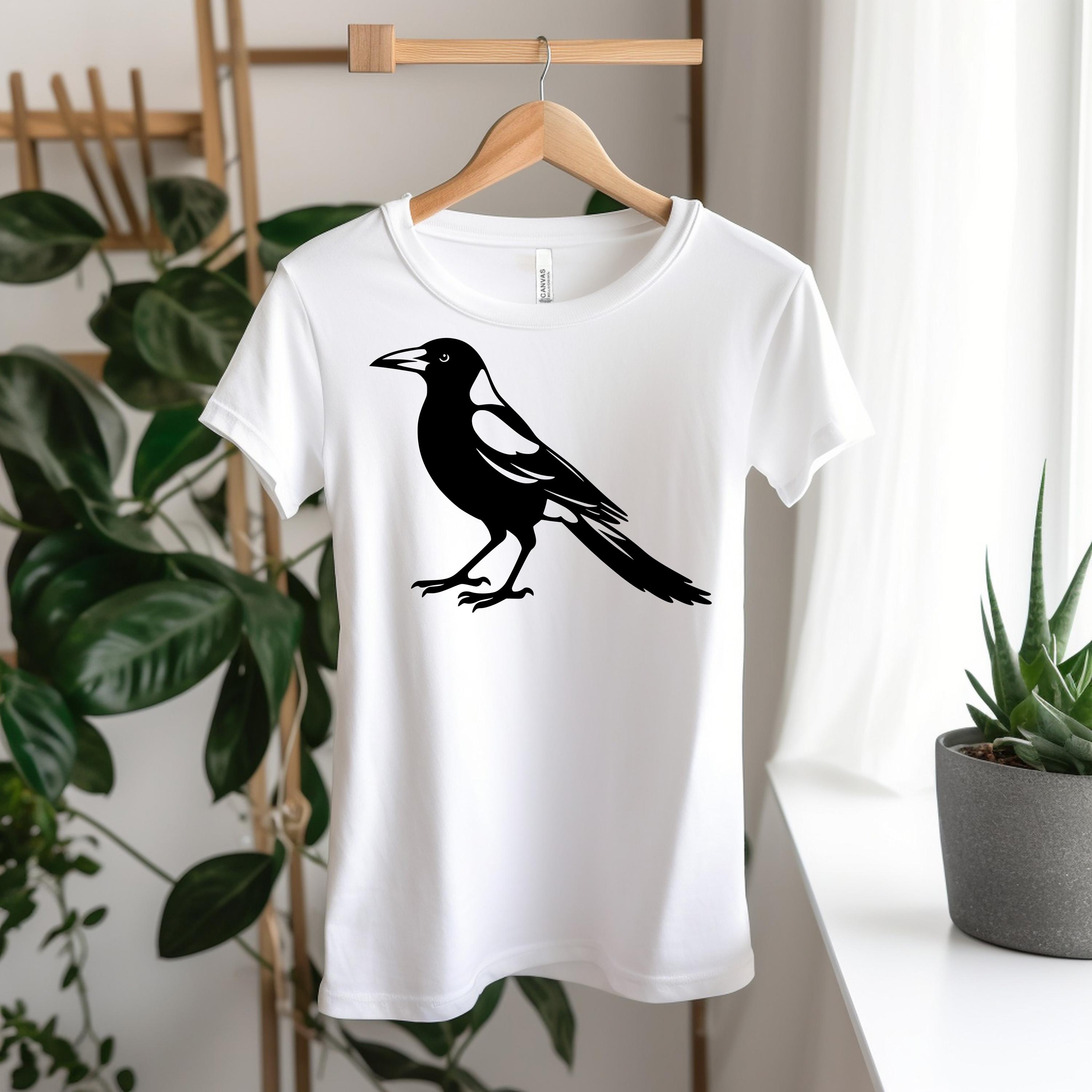 Magpie Svg - Pdf - Png - Dxf - Australian Bird - Commercial Use - Bird ...