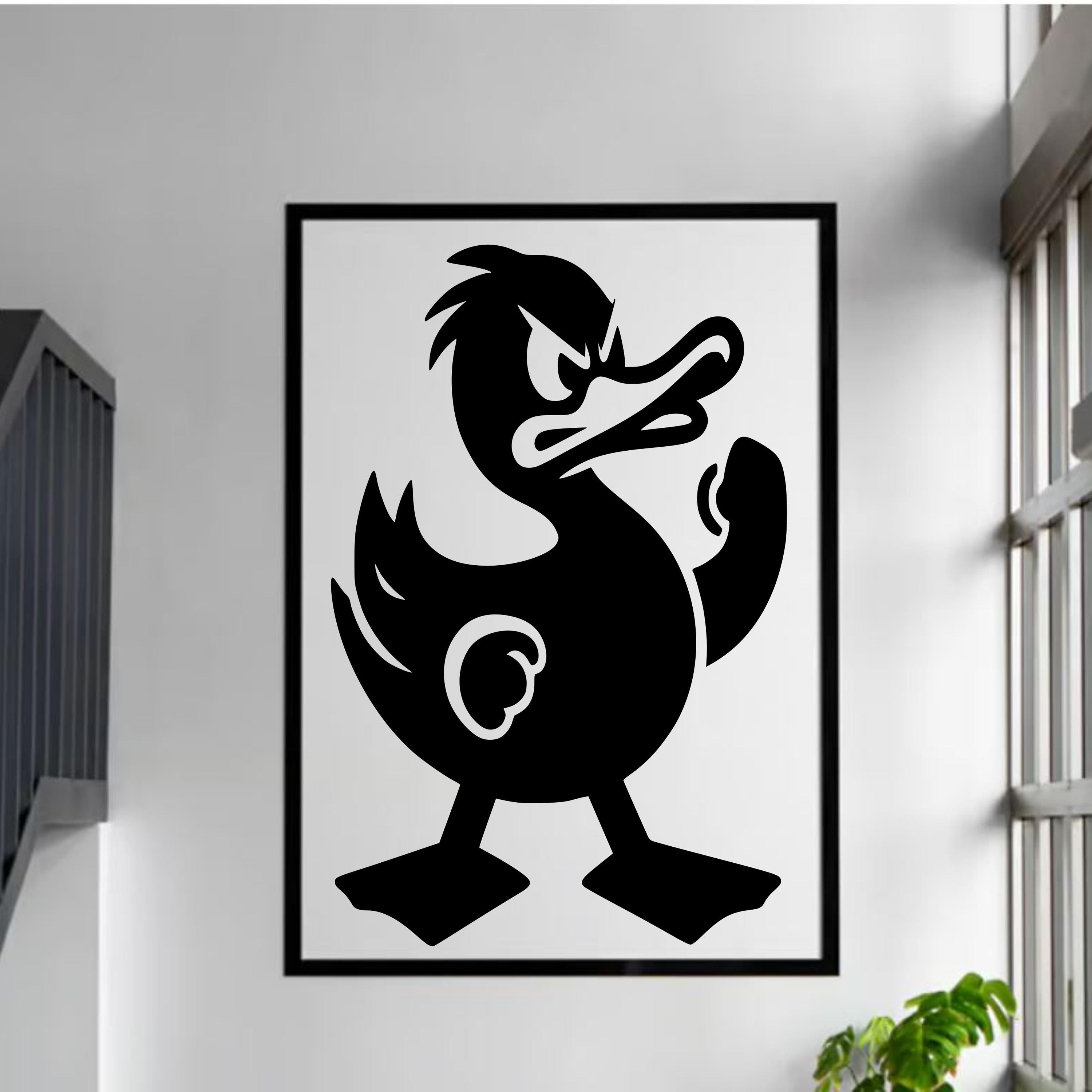 Angry Duck Svg - Pdf - Png - Dxf - Duck - Grumpy Duck - Commercial Use ...