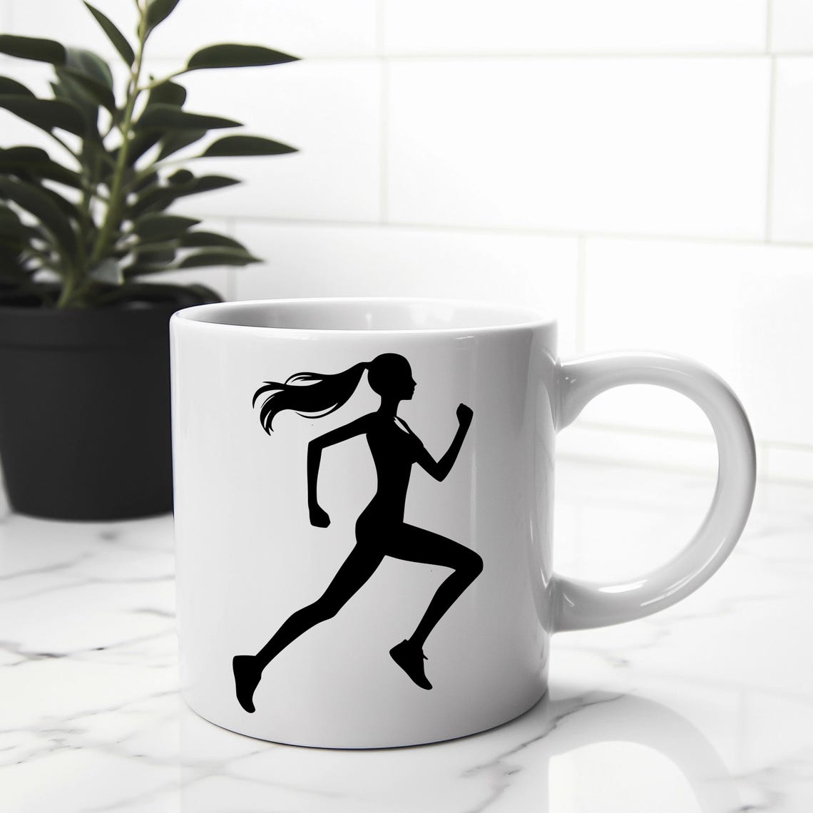 Woman Runner Svg - Pdf - Png - Dxf - Runner - Run - Commercial Use ...