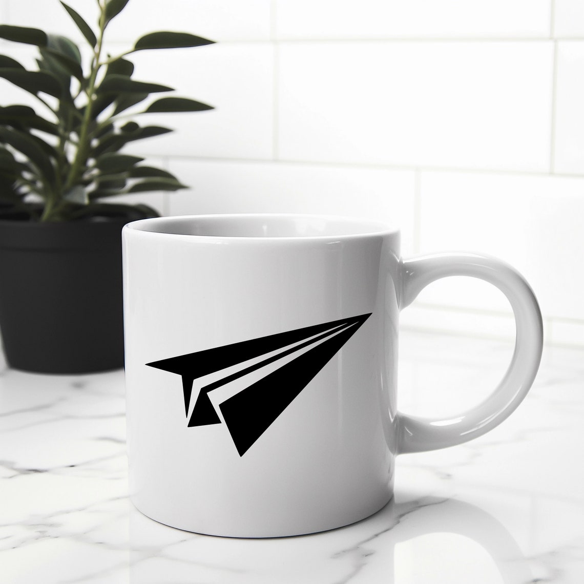 Paper Airplane Svg - Pdf - Png - Dxf - Paper Plane - Flying ...