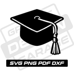 Graduation Cap Svg - Pdf - Png - Dxf - Graduation Hat - Graduation ...