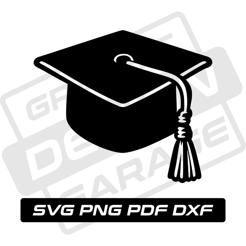 Graduation Cap Svg - Pdf - Png - Dxf - Graduation Hat - Graduation ...