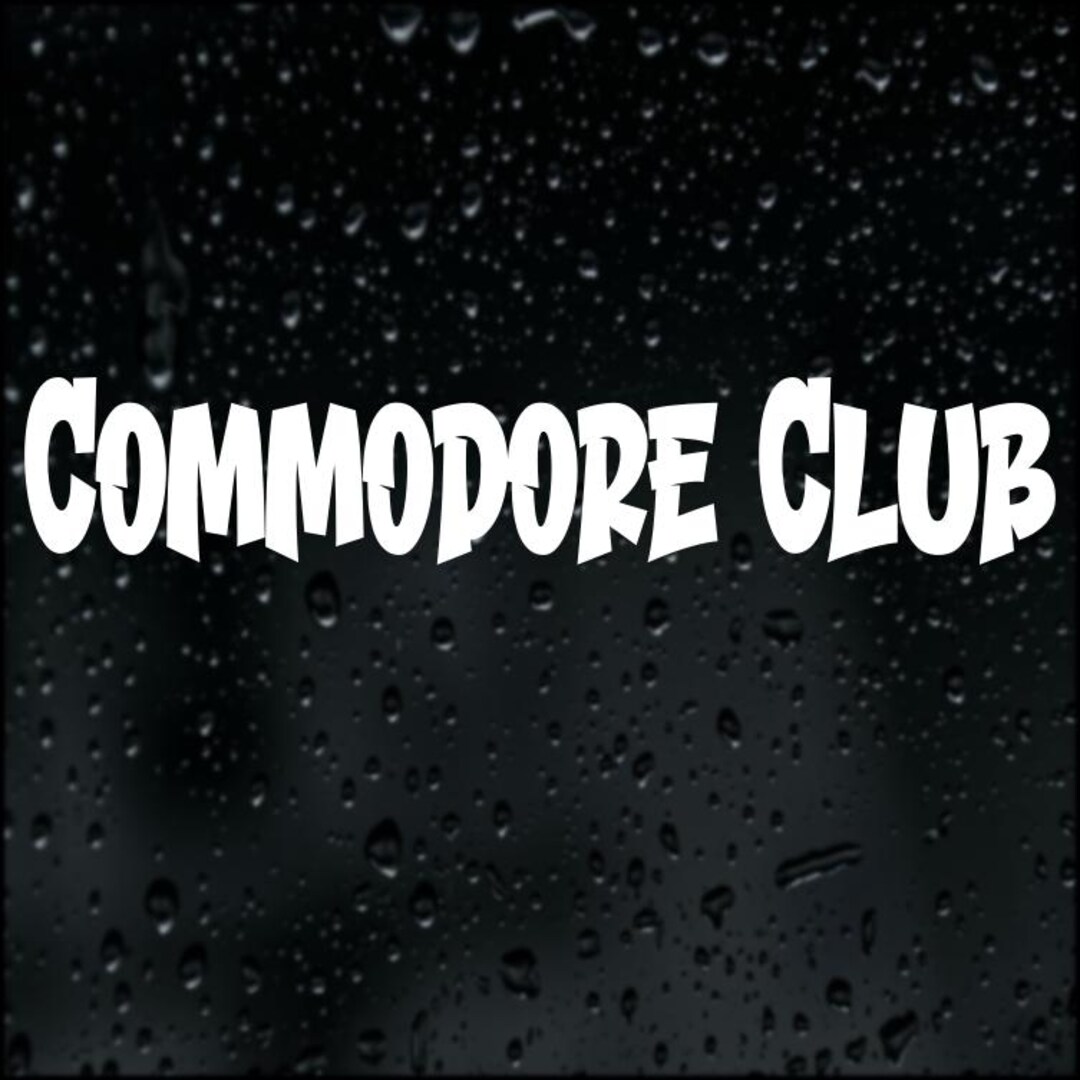 Commodore Club Sticker Vinyl Decal Car Bumper Window Banner - Etsy