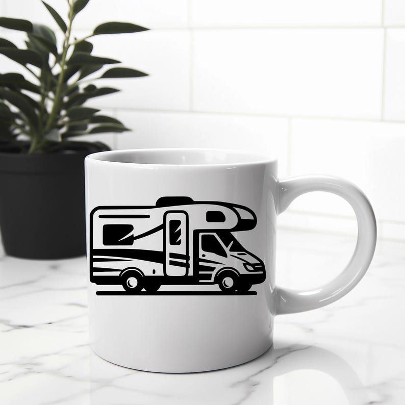 Motorhome Svg - Pdf - Png - Dxf - Camper - Camping - Commercial Use ...
