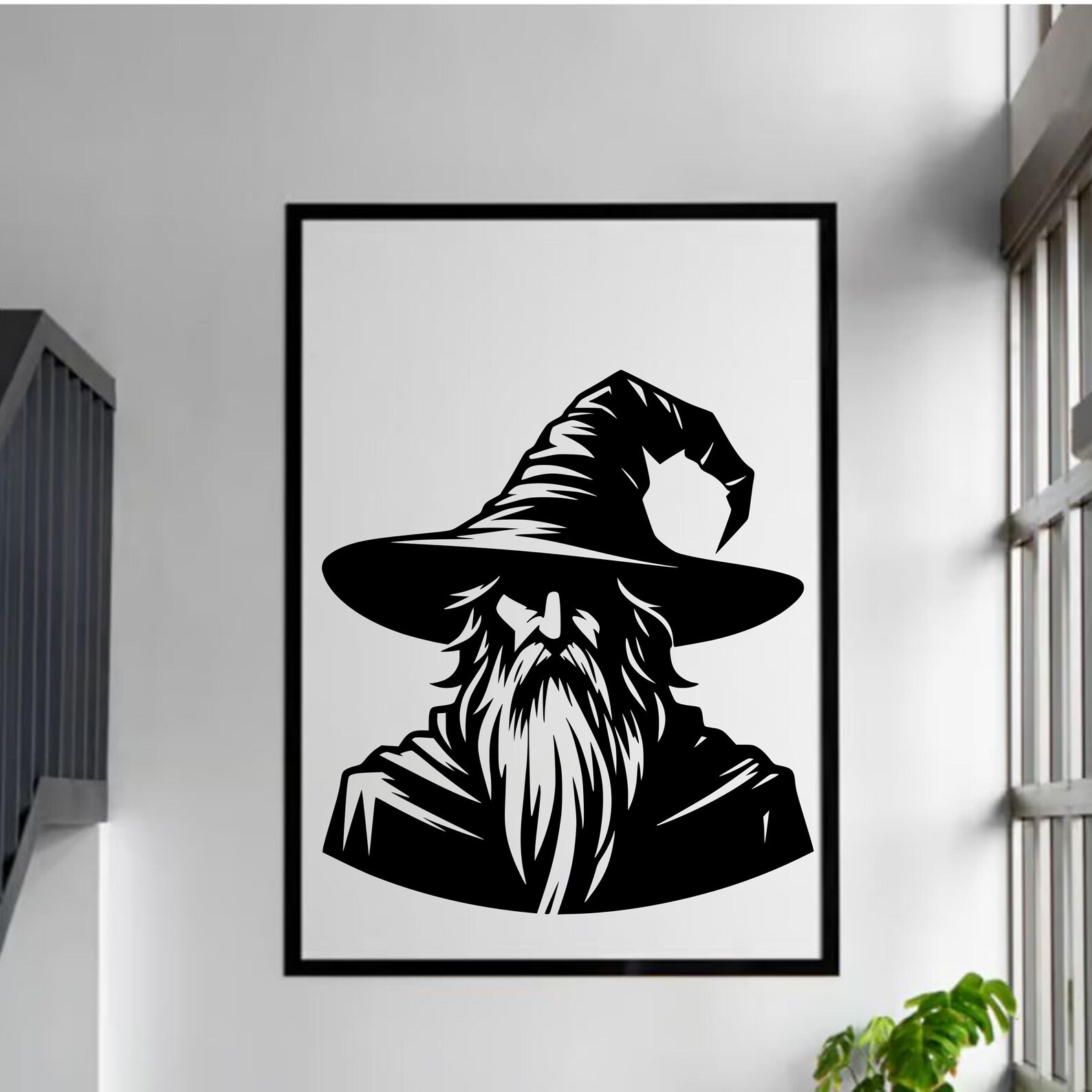 Wizard Svg - Pdf - Png - Dxf - Wizardry - Commercial Use - Magic ...