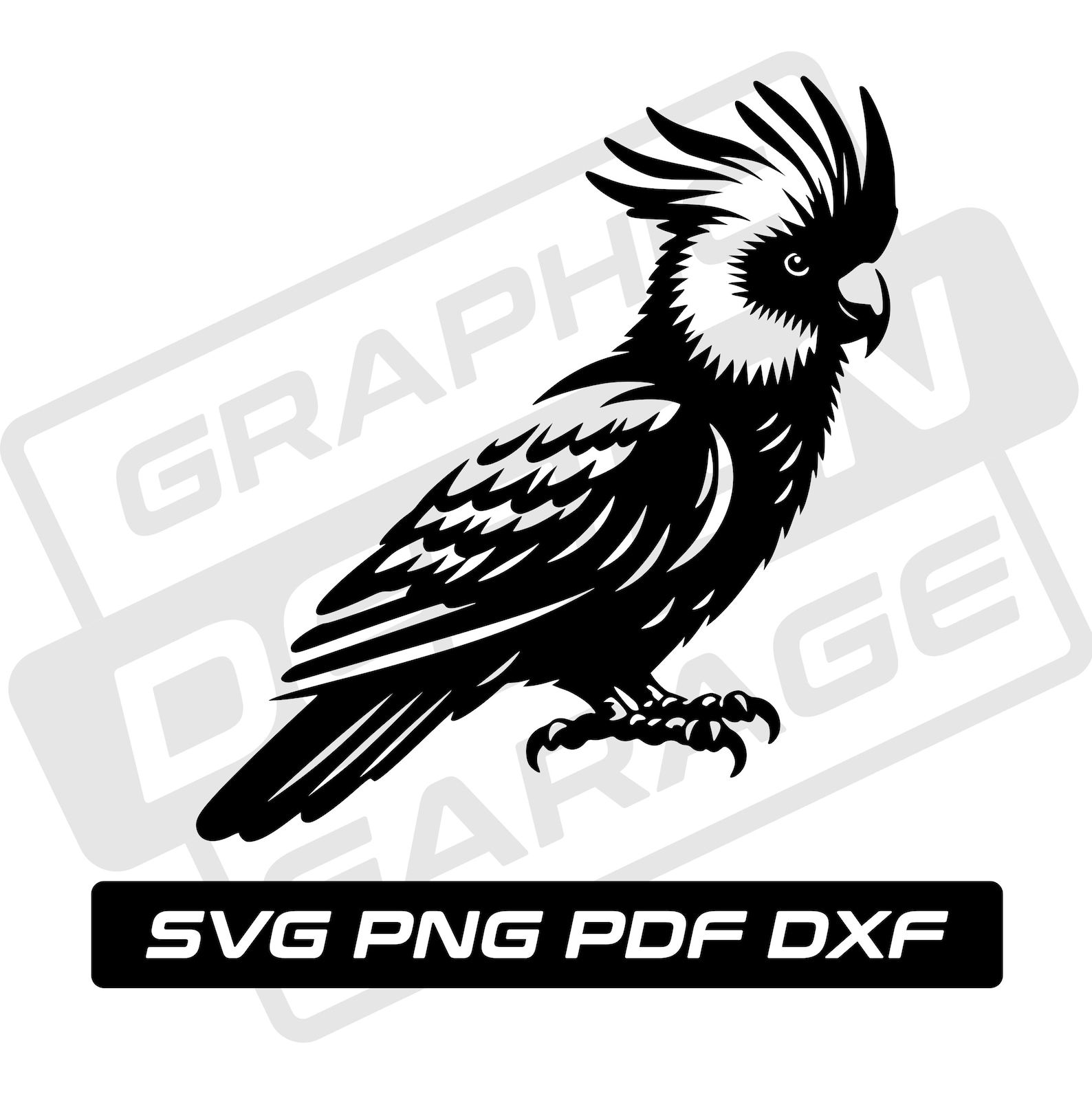 Galah Svg - Pdf - Png - Dxf - Cocky - Australian Bird - Commercial Use ...