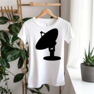 Satellite Svg - Pdf - Png - Dxf - Satellite Dish - Commercial Use ...