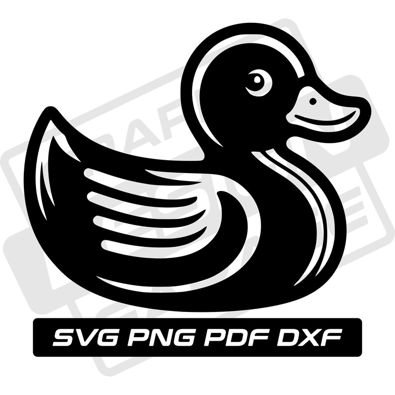 Rubber Duck Svg - Pdf - Png - Dxf - Duck Svg - Commercial Use - Bird ...