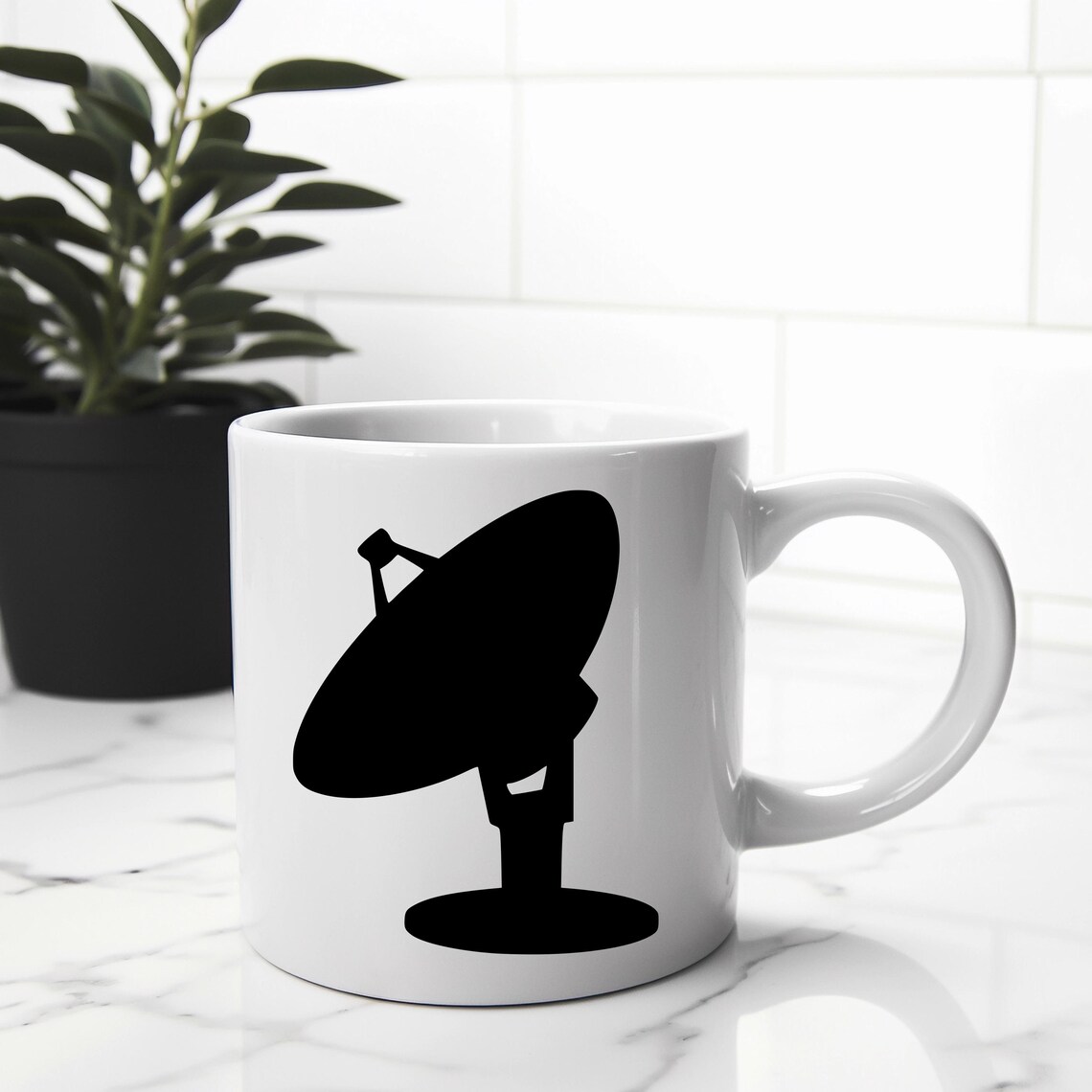 Satellite Svg - Pdf - Png - Dxf - Satellite Dish - Commercial Use ...