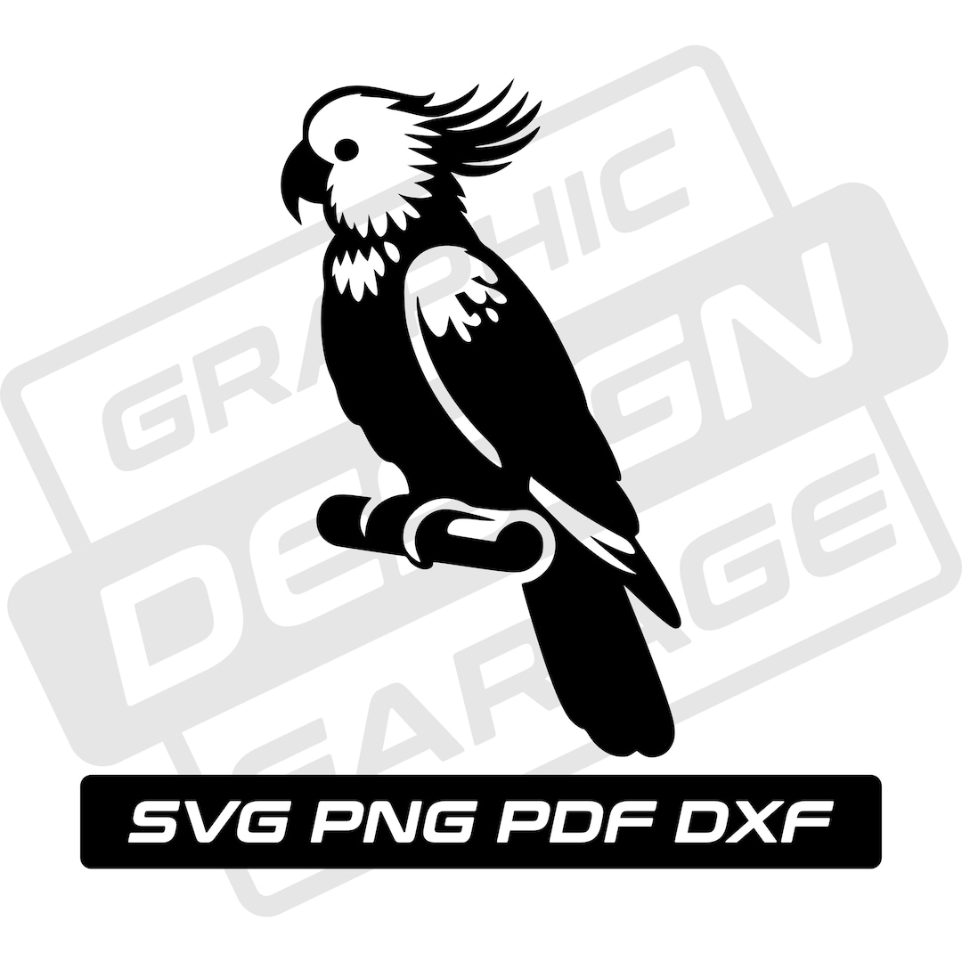 Galah Svg - Pdf - Png - Dxf - Cocky - Australian Bird - Commercial Use ...