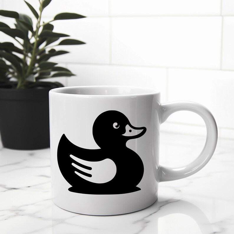Pato de goma SVG - PDF - PNG - DXF - Pato SVG - Uso comercial - Pájaro ...