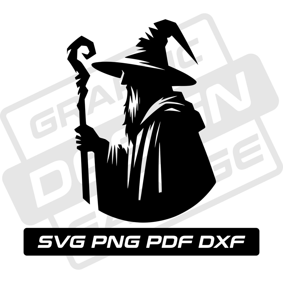 Wizard Svg - Pdf - Png - Dxf - Wizardry - Commercial Use - Magic ...
