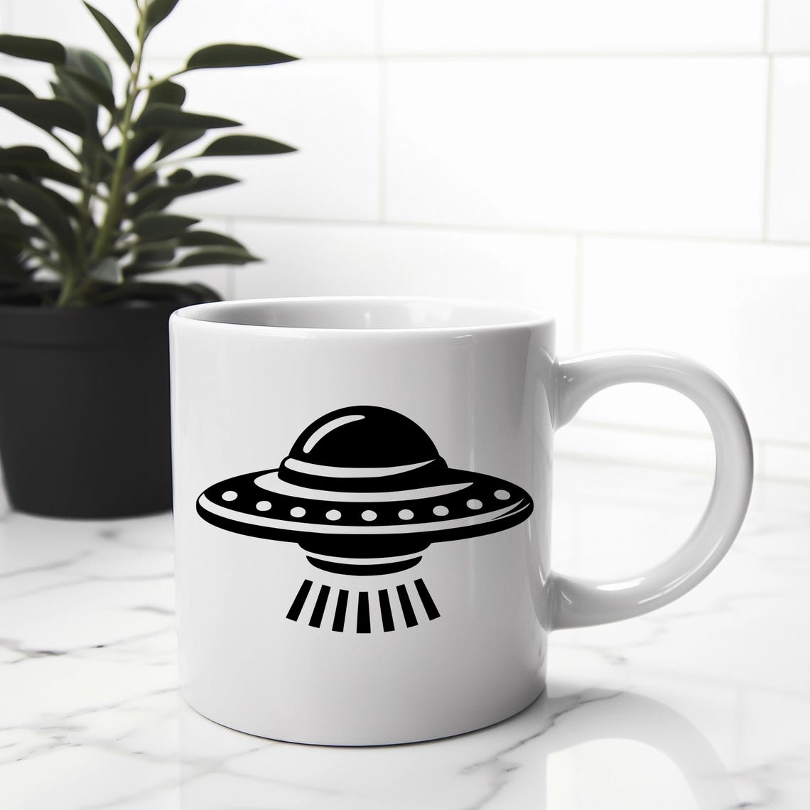 UFO Svg - Pdf - Png - Dxf - Alien - Commercial Use - Aliens Ufo - Ufo ...