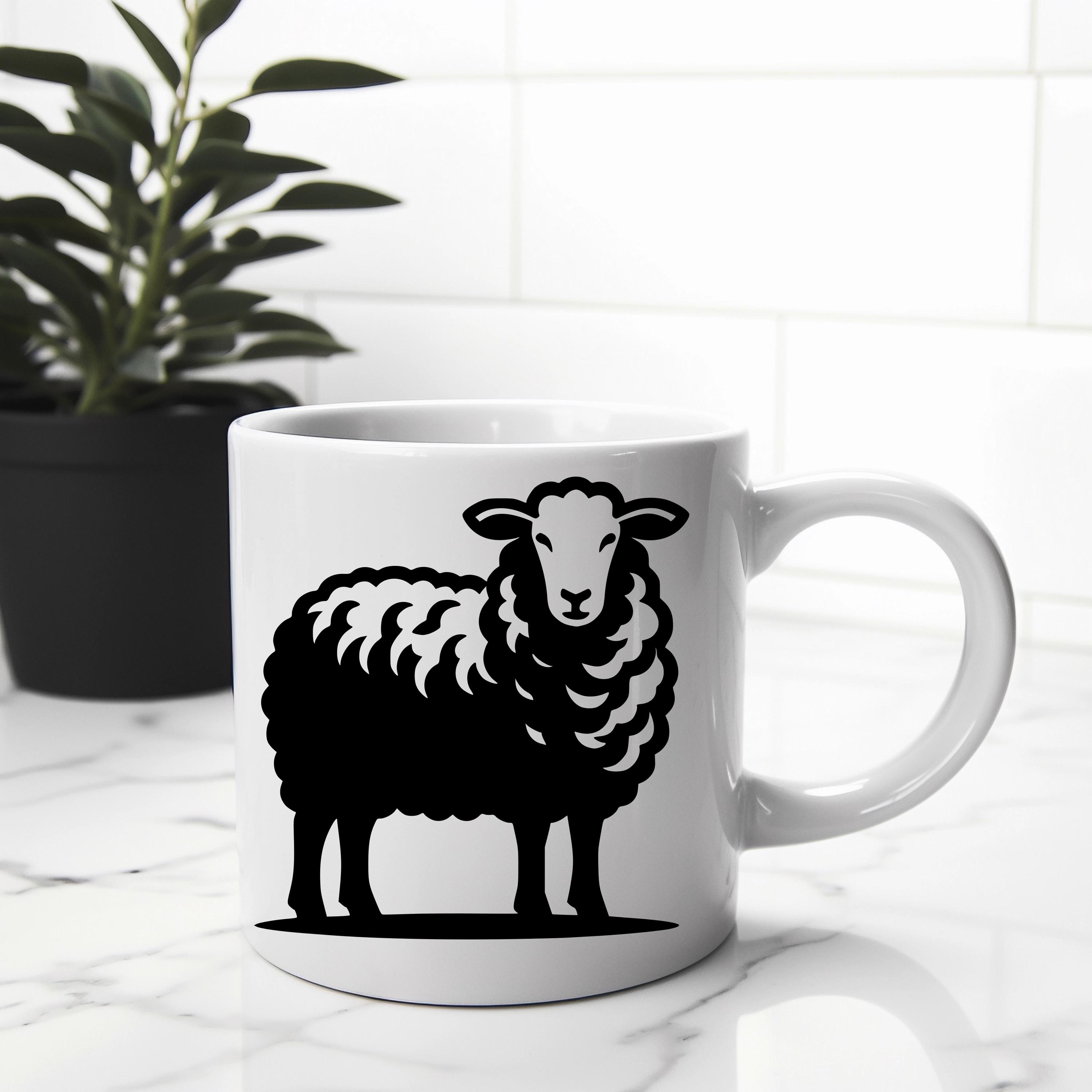 Sheep Svg - Pdf - Png - Dxf - Lamb - Sheep Silhouette - Commercial Use ...