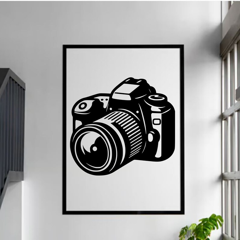 Camera Svg - Pdf - Png - Dxf - DSLR Camera - Photographer - Commercial ...