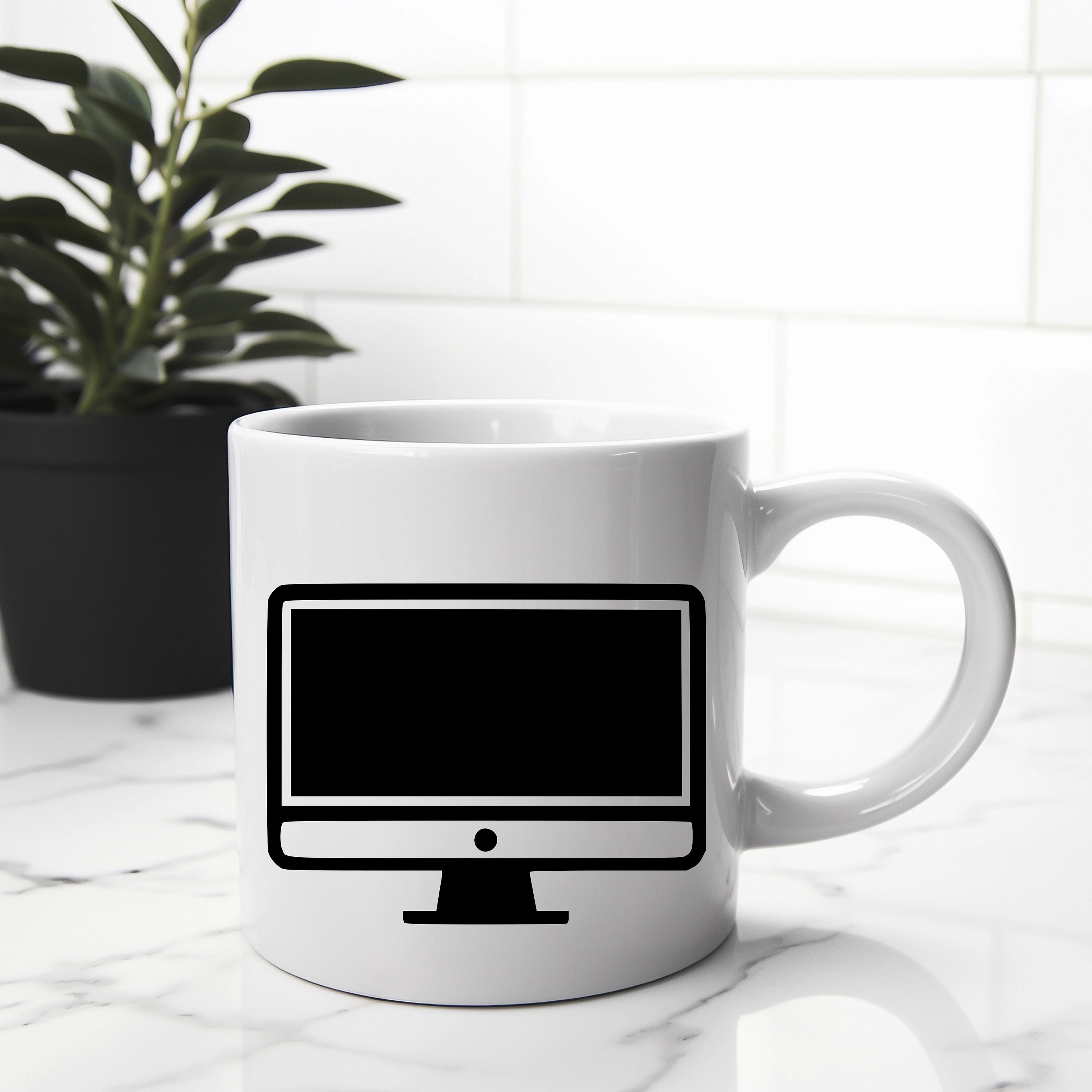 Computer Monitor Svg - Pdf - Png - Dxf - Desktop Computer - Commercial ...