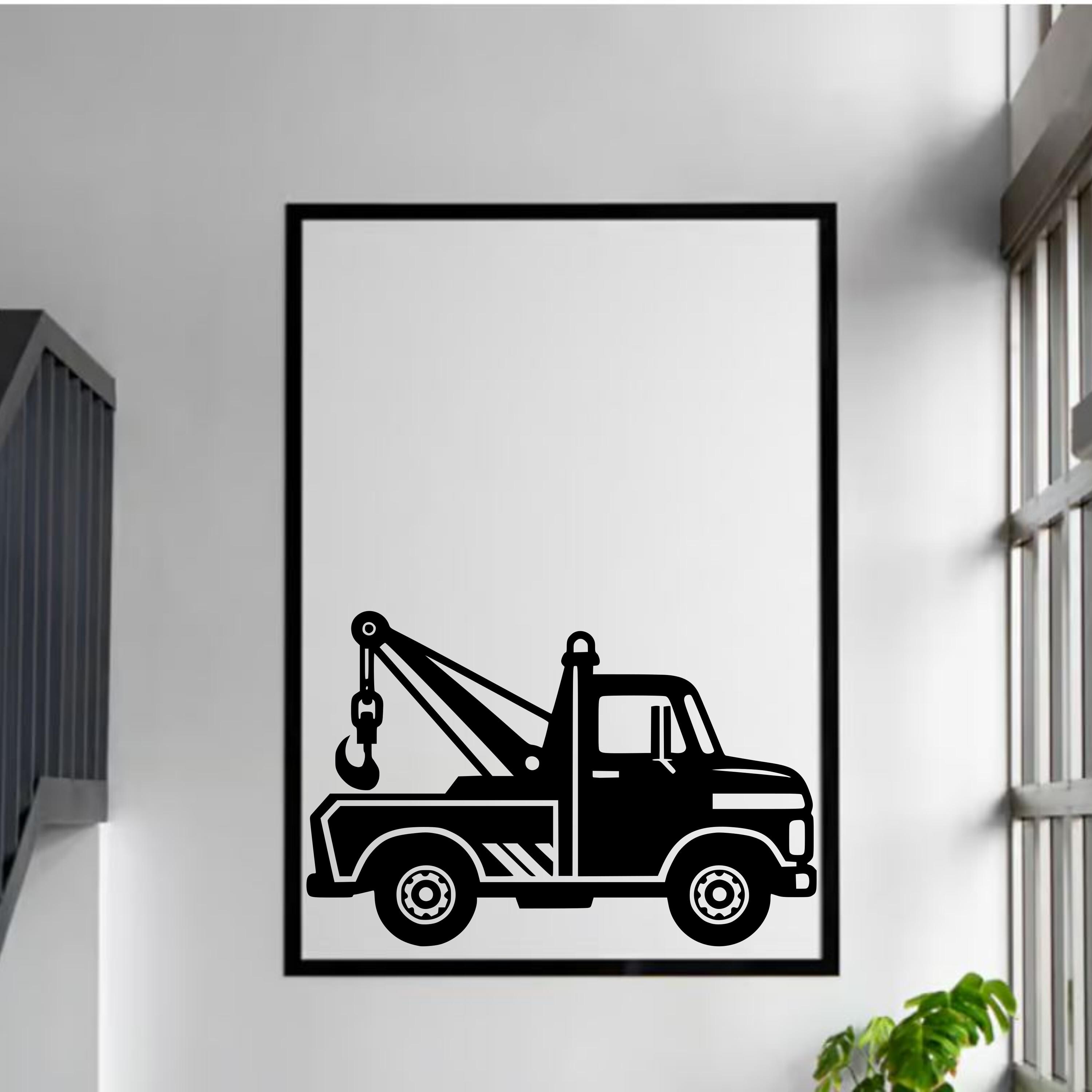Tow Truck Svg - Pdf - Png - Dxf - Towing - Vintage Tow - Commercial Use ...