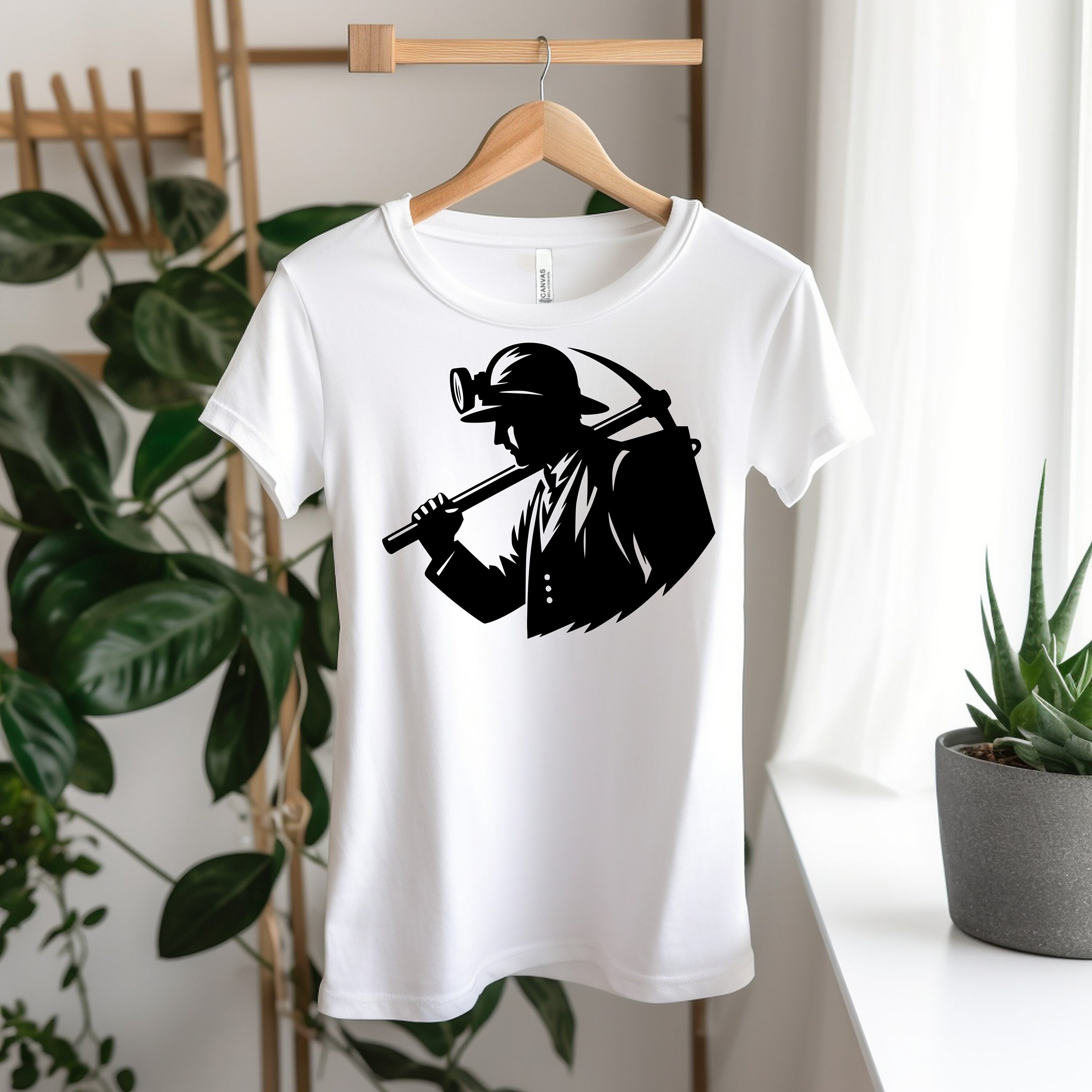 Miner Svg - Pdf - Png - Dxf - Mining - Prospector - Commercial Use ...