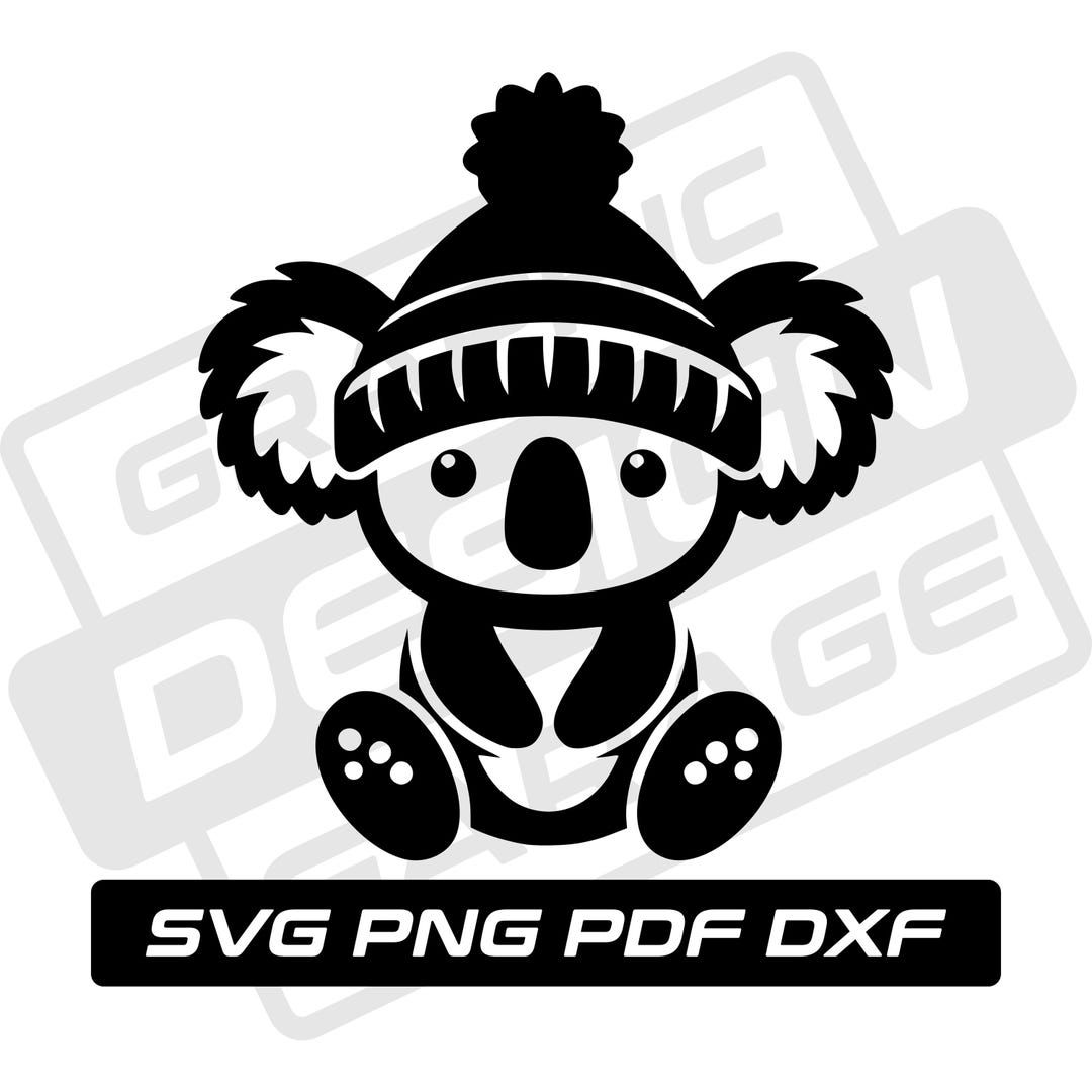 Koala Svg - Pdf - Png - Dxf - Baby Koala - Koala Silhouette ...