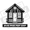 Shack SVG, House Svg, Wood Cabin Svg, Shack Clipart, Shack Files for ...