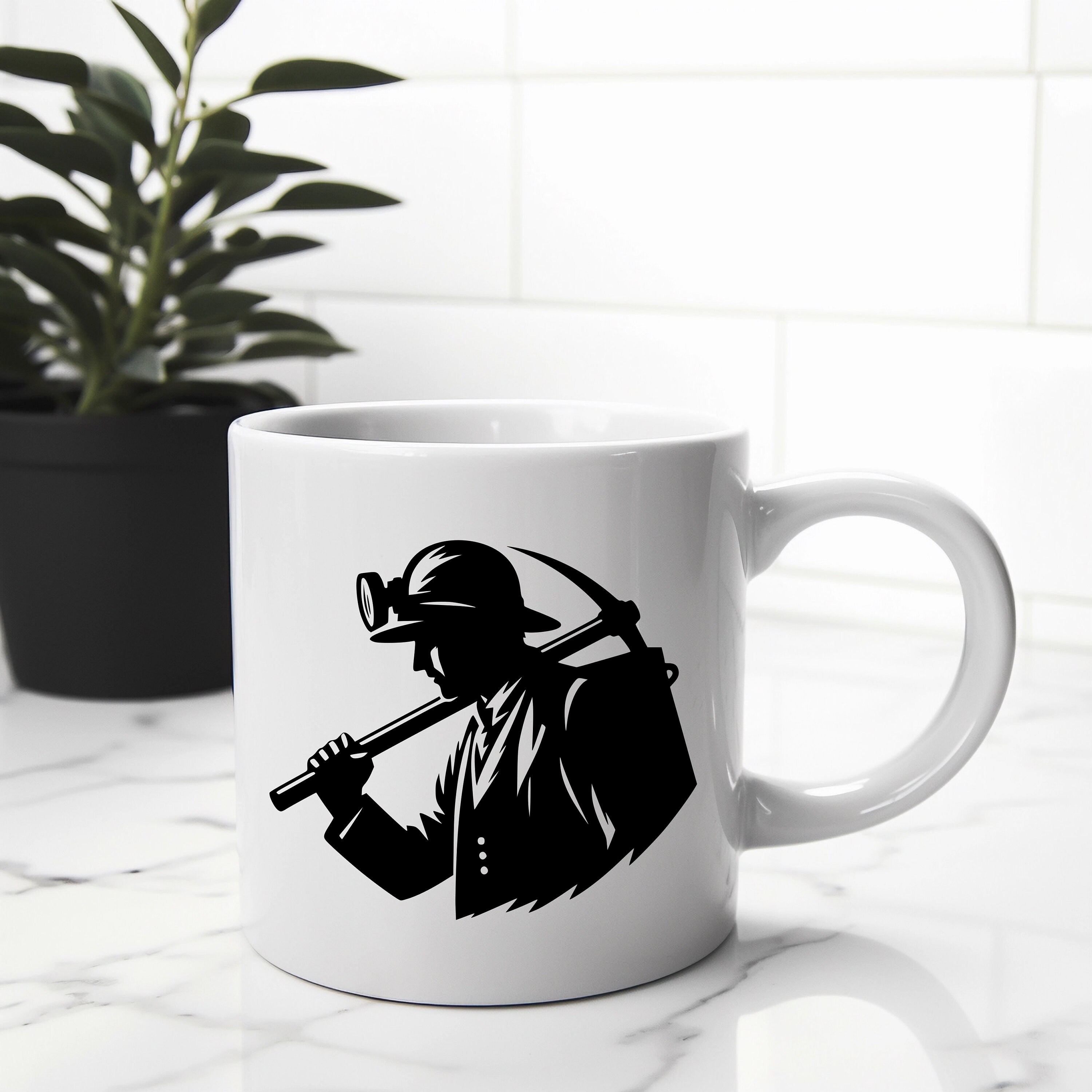 Miner Svg - Pdf - Png - Dxf - Mining - Prospector - Commercial Use ...