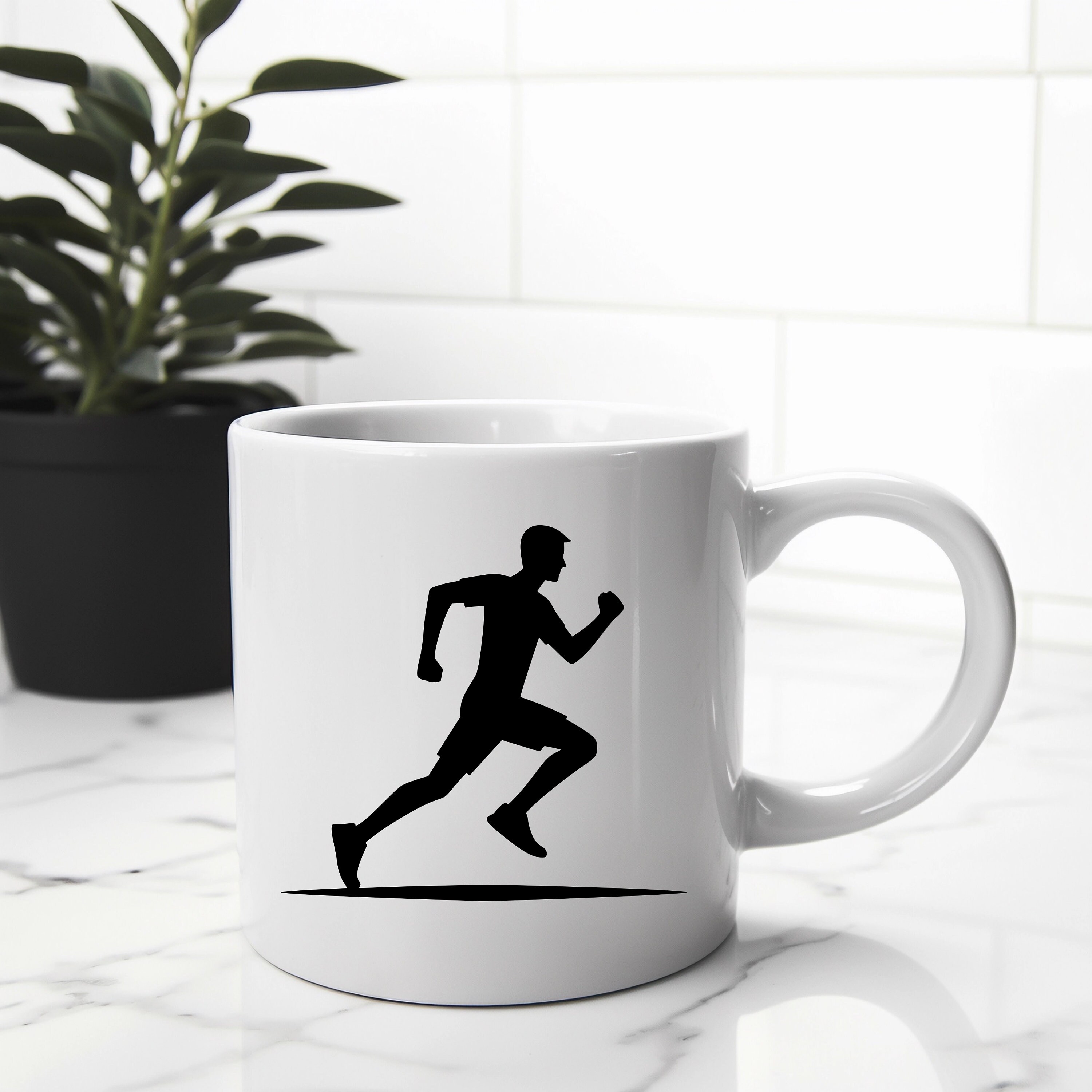 Runner Svg - Pdf - Png - Dxf - Male Runner - Run - Commercial Use ...