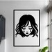 Girl Crying Svg - Pdf - Png - Dxf - Sad Woman - Commercial Use - Tears ...