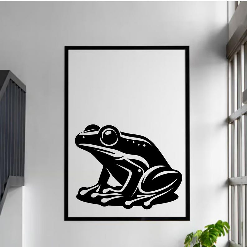 Frog Svg Pdf Png Dxf Toad Amphibian Commercial Use Tree Frog Silhouette ...