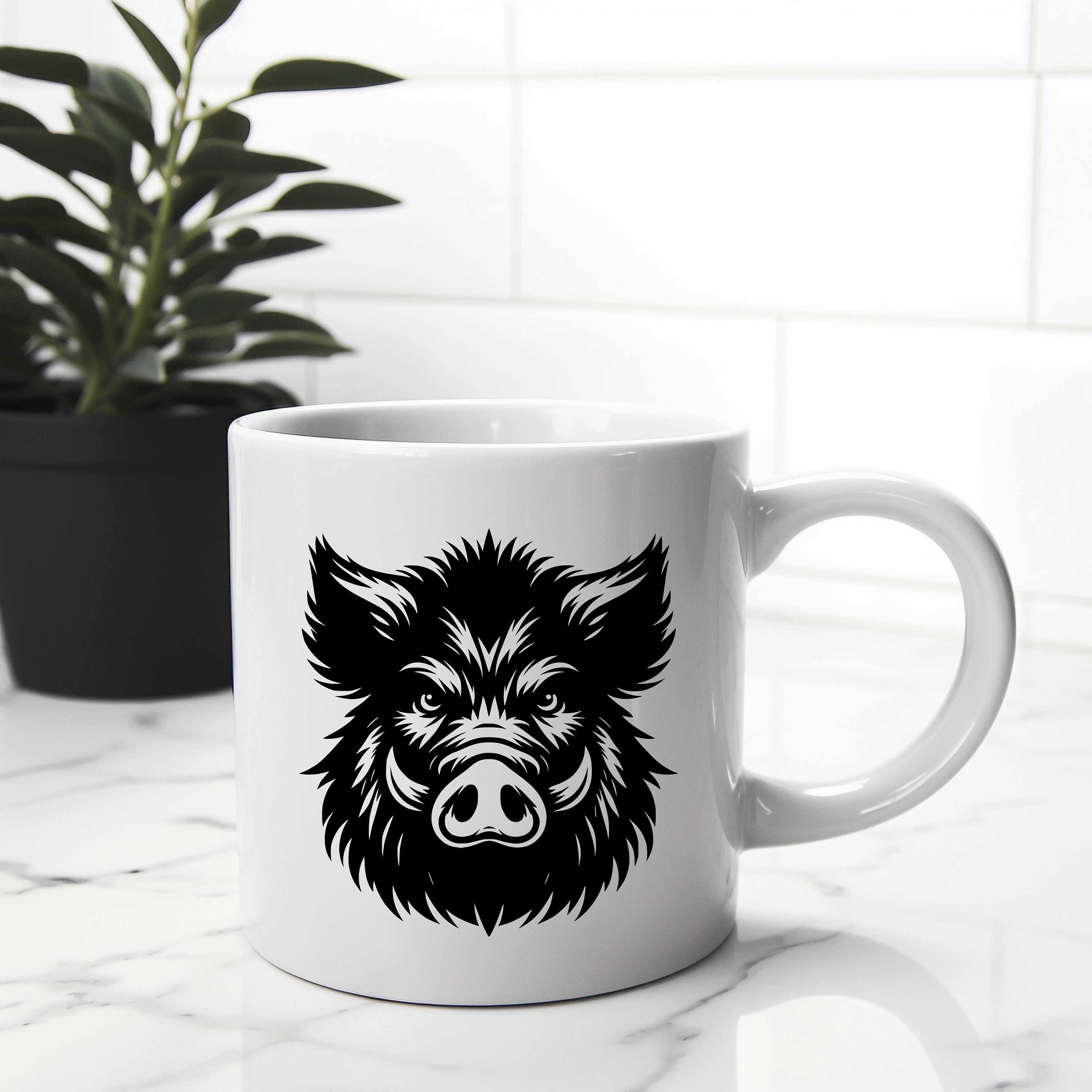 Wild Boar Svg - Pdf - Png - Dxf - Team Mascot - Boar Silhouette ...