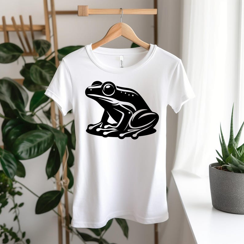 Frog Svg Pdf Png Dxf Toad Amphibian Commercial Use Tree Frog Silhouette ...