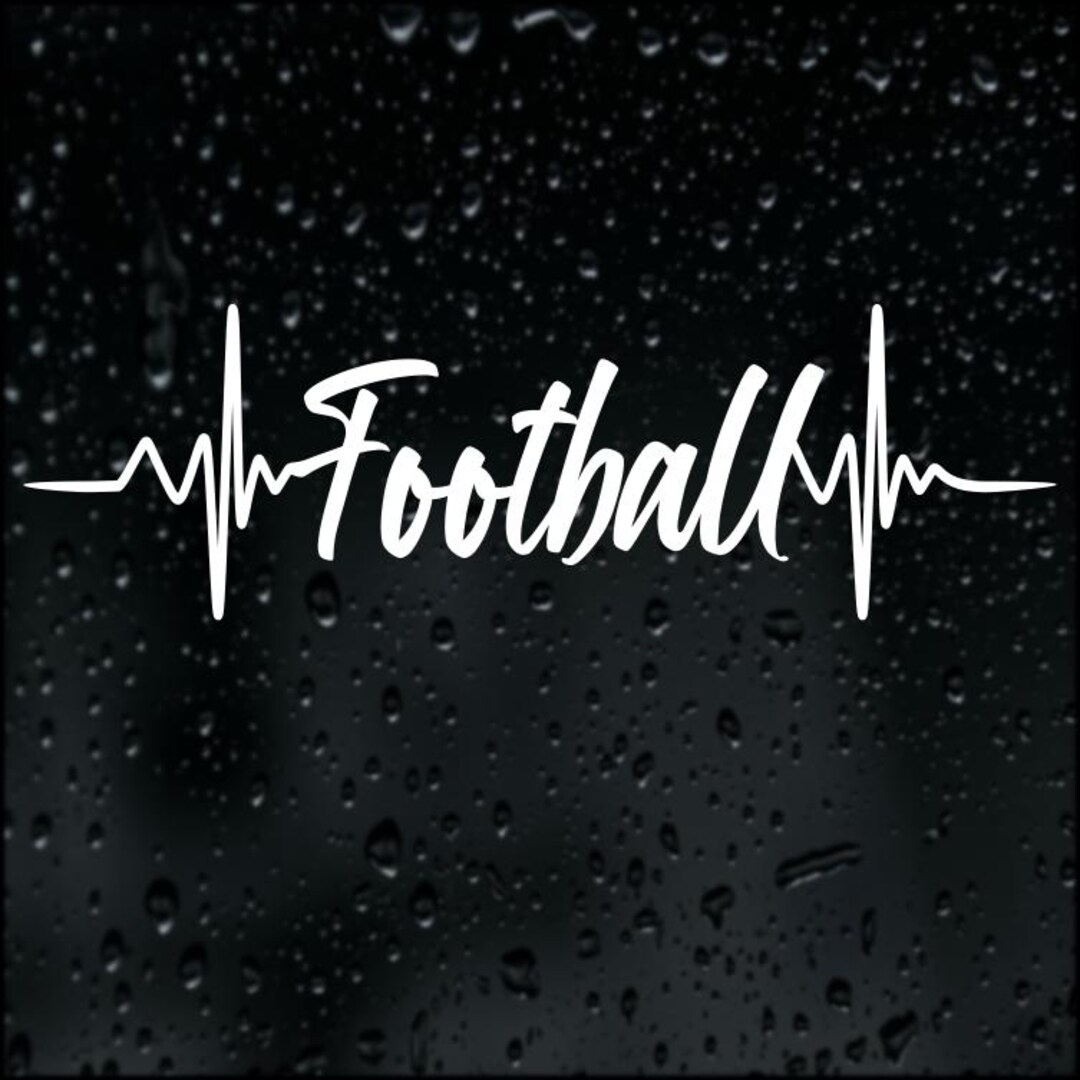 Football Lifeline Sticker Vinyl Decal Car Bumper Window Footy Soccer - Etsy