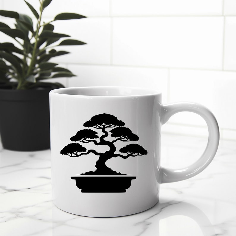 Bonsai Tree Svg - Pdf - Png - Dxf - Miniature Tree - House Plant ...