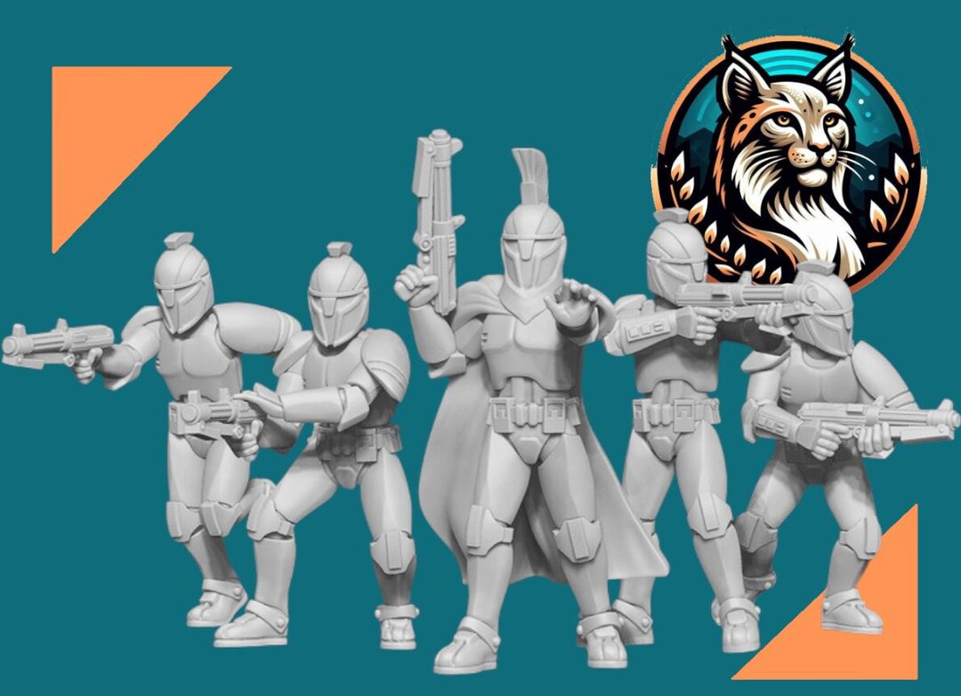 Senate Commando Squad / Premium 3D Printed Fantasy Tabletop Miniature ...