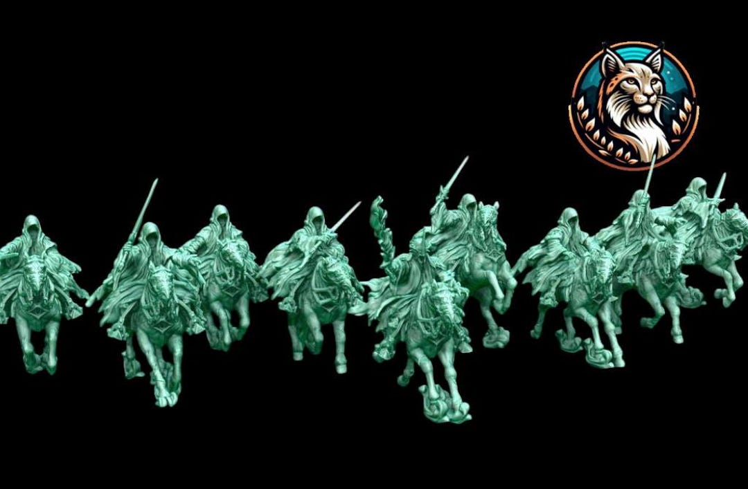 Ringwraith on Ghost Stead - MESBG / Premium 3D Printed Fantasy Tabletop ...
